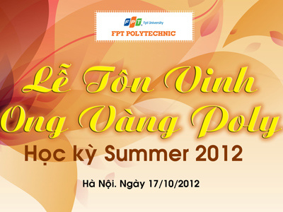 64 'Ong vàng Poly' sẽ được tôn vinh