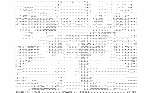 ASCII 'nhảy múa' sống động