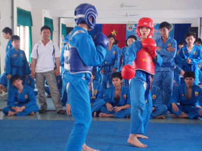 Võ sinh Vovinam FPT Polytechnic Đà Nẵng thăng cấp đai