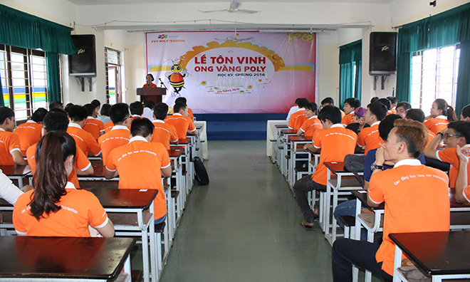 Ong vàng Poly 'dành nhiều thời gian học ở trên lớp'