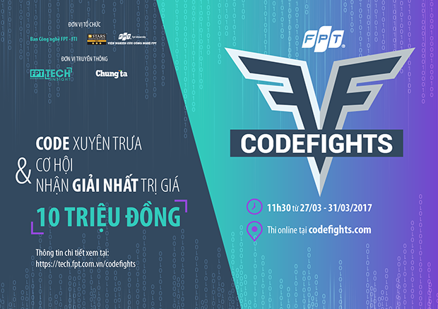 FPT tổ chức thi lập trình online trên Codefight.com