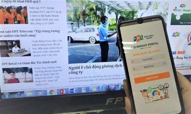 Phòng dịch Covid-19, FPT IS check-in trên điện thoại