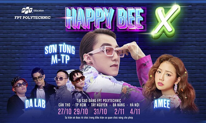 Sơn Tùng M-TP quấy động Happy Bee X của FPT Polytechnic