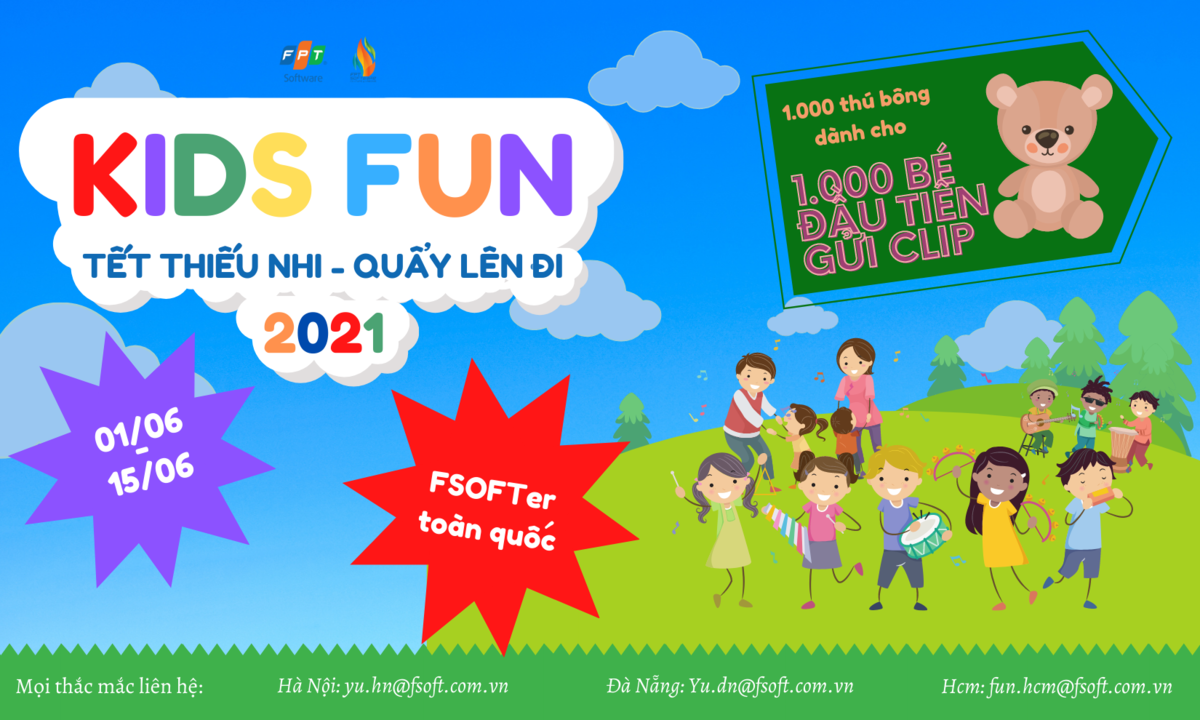 'KIDS FUN' cùng FPT Software Small vượt dịch