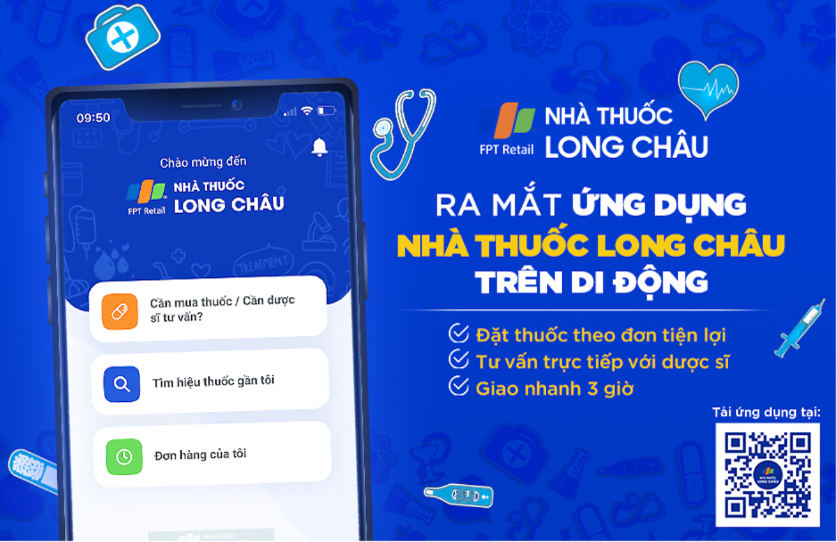 FPT Long Châu ra mắt ứng dụng mua thuốc trực tuyến trên di động