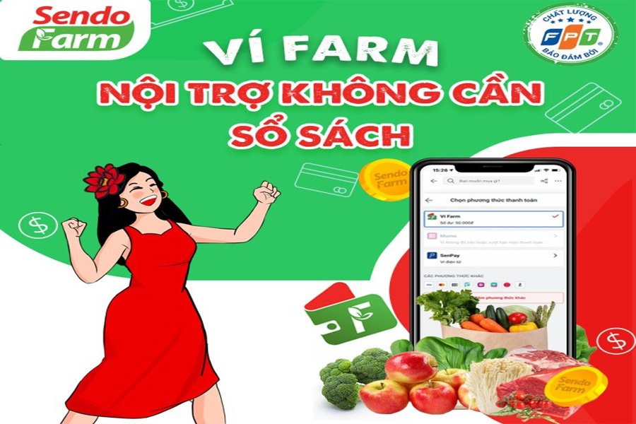 Sendo Farm ra mắt tính năng thanh toán mới