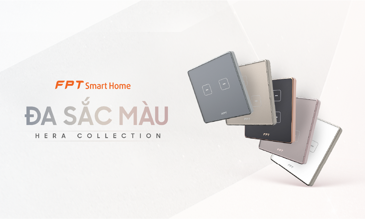 FPT Smart Home trình làng bộ sưu tập công tắc thế hệ mới