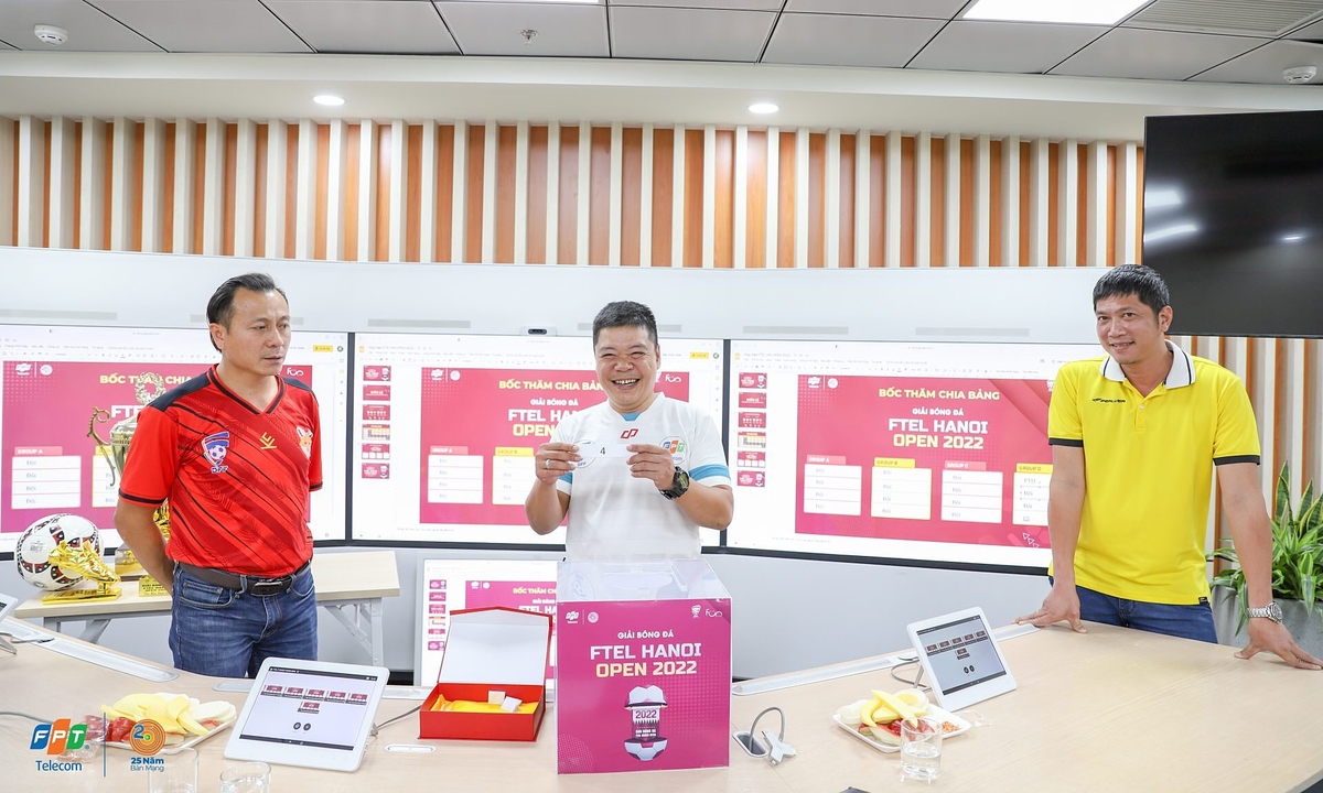 Nhà Viễn thông khởi động Giải bóng đá FTEL Hanoi Open 2022