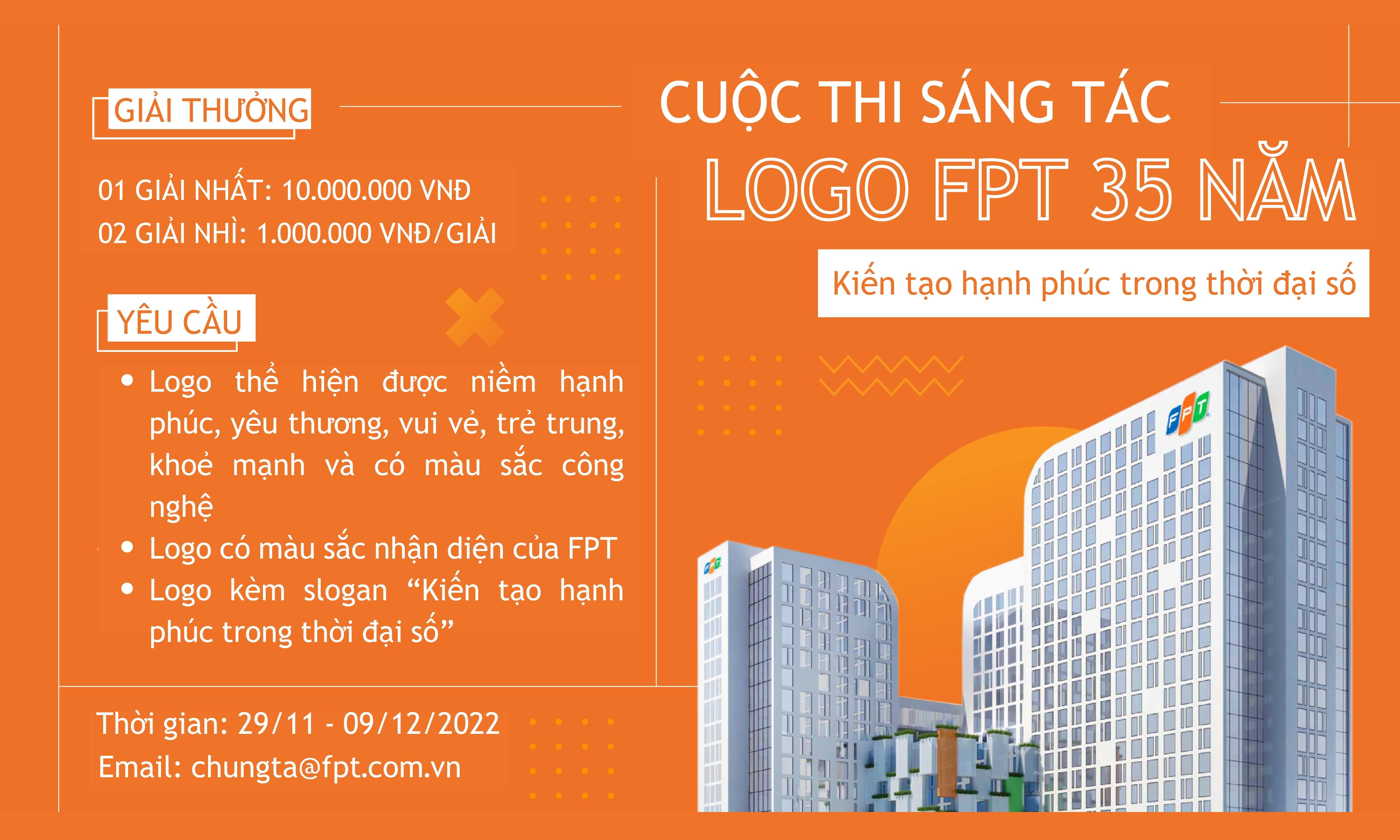Phát động cuộc thi Sáng tác logo FPT 35 năm