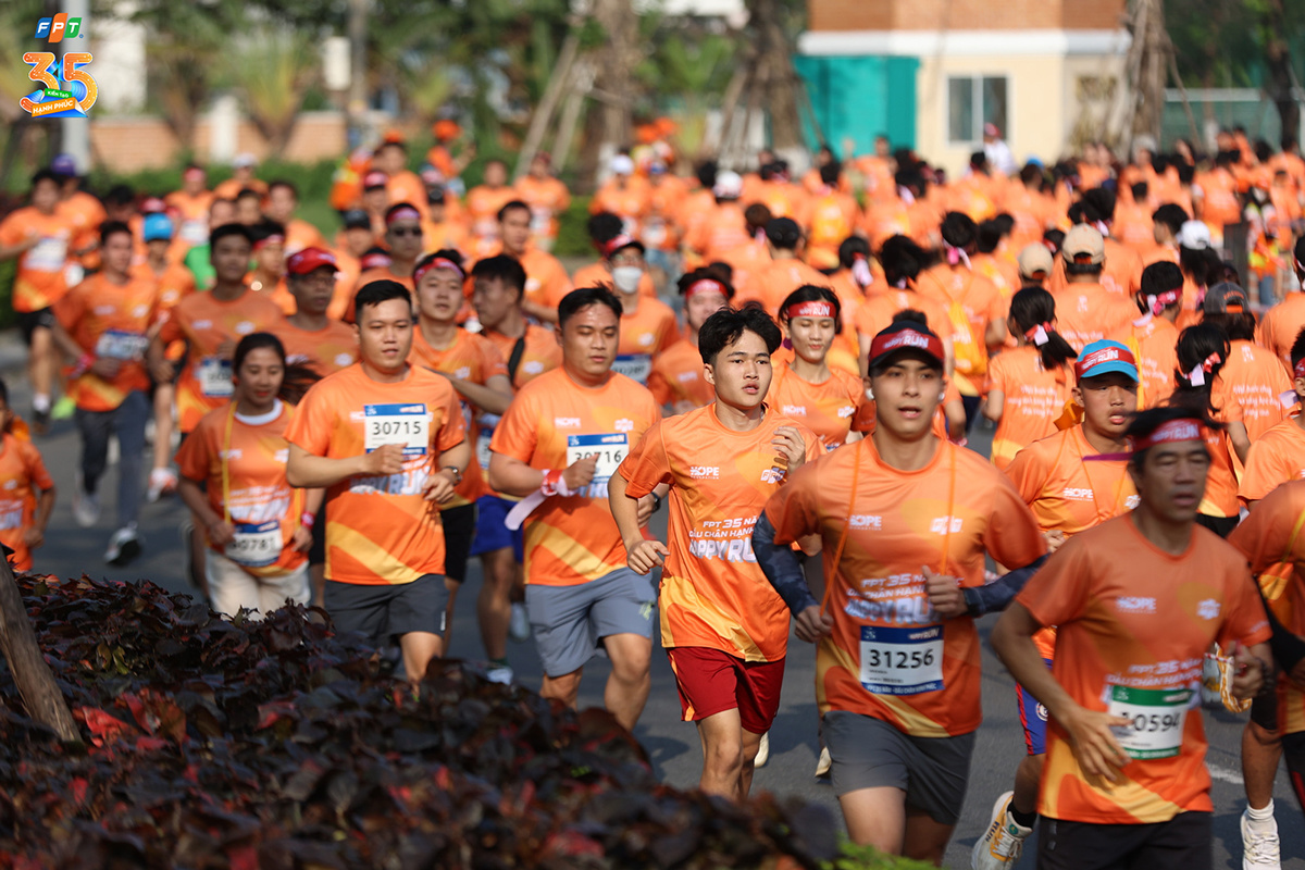8.500 runner tham gia giải chạy ảo FPT Run - Dấu chân hạnh phúc