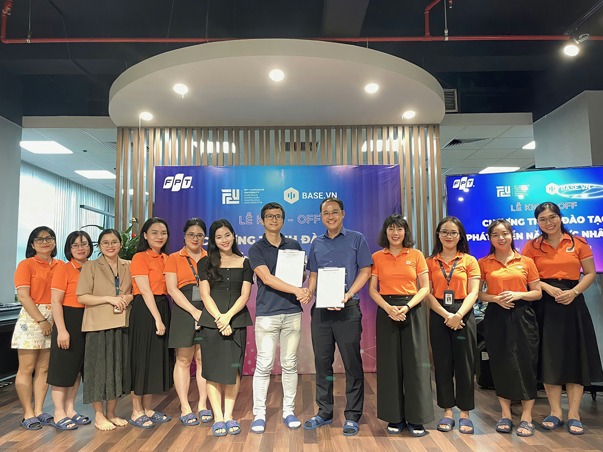 Học viện FPT đồng hành Base.vn đào tạo phát triển năng lực nhân sự