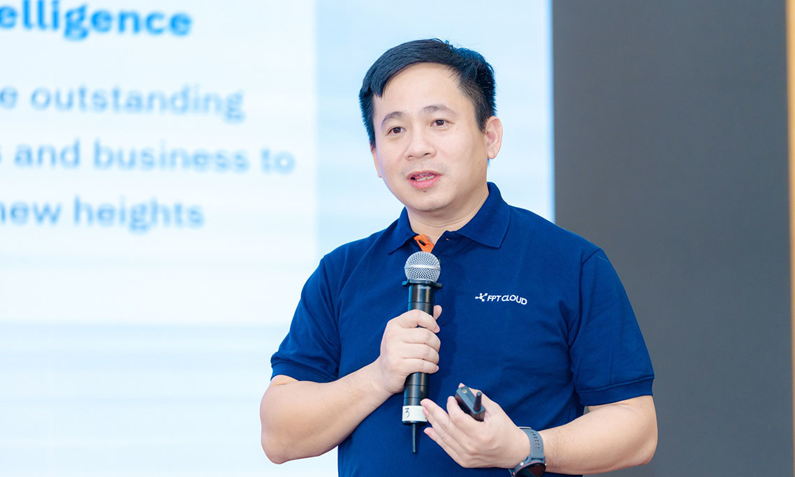 CEO FPT Smart Cloud chia sẻ trong diễn đàn kinh doanh 2023 của Forbes ...