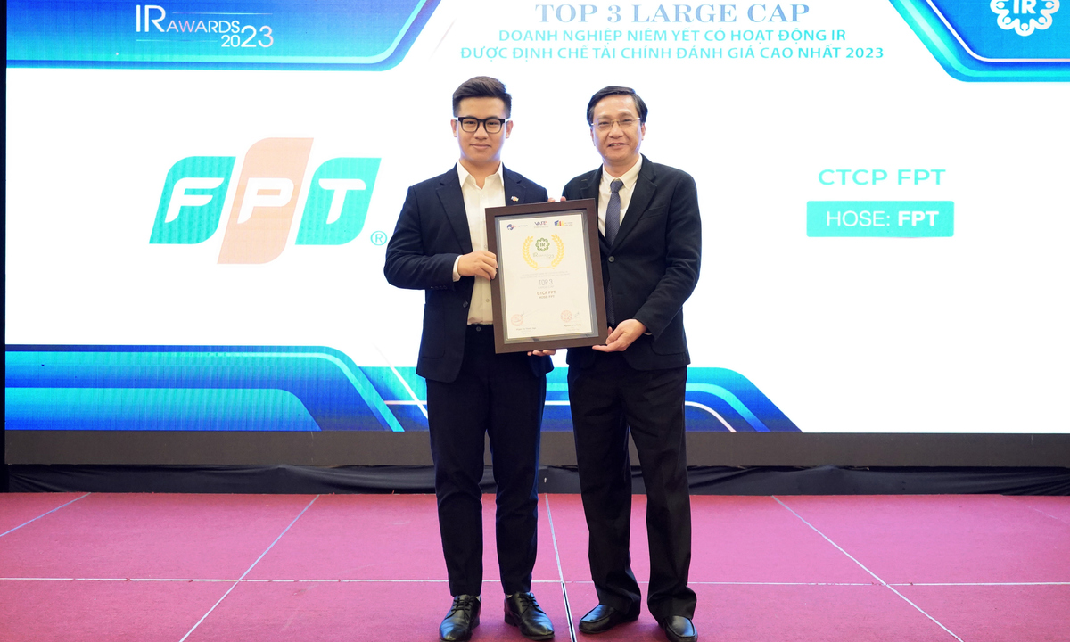 FPT giành 'cú đúp' giải thưởng tại IR Awards 2023