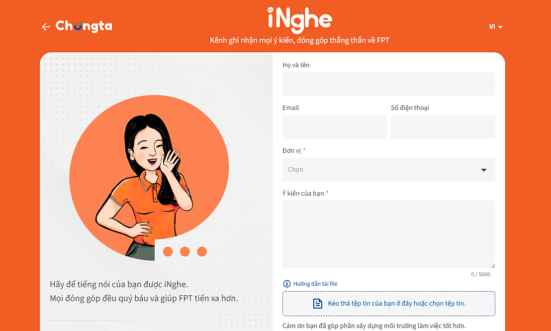 Chính thức ra mắt kênh iNghe: Khích lệ người FPT nói lời ‘thẳng thắn’!