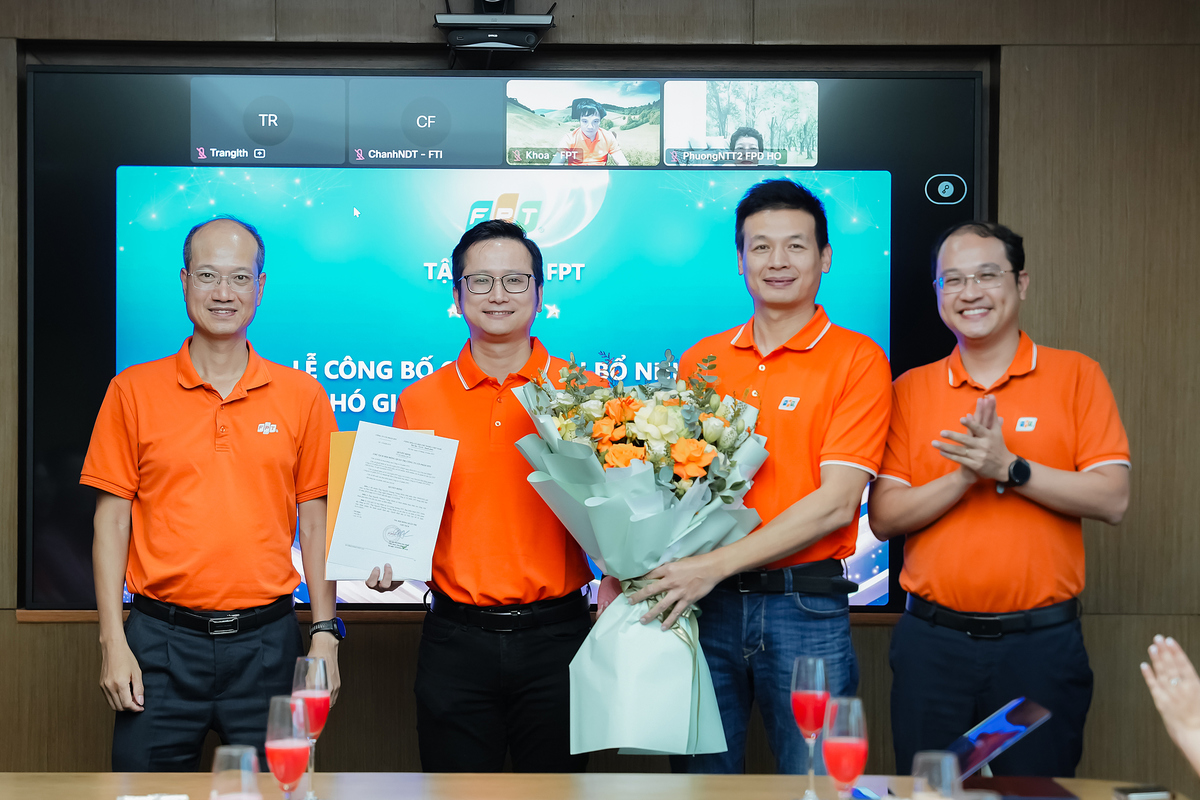 Anh Nguyễn Thượng Tường Minh làm Phó Giám đốc Công nghệ Tập đoàn FPT