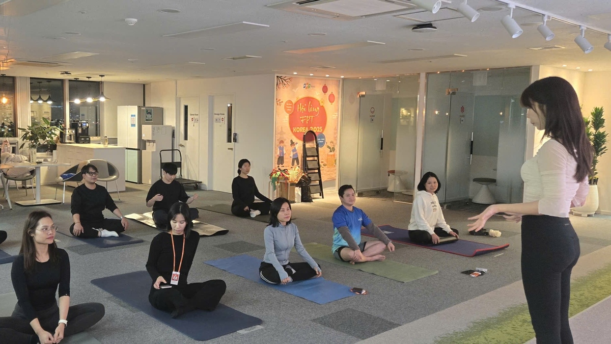 FPT Hàn Quốc chọn yoga mở ‘điểm chạm’ mới cho trải nghiệm nhân viên